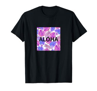 Aloha Hula Dance Hula Lektion Aloha Tropical Hawaii Hibiscus Cute Popular Plumeria Hawaiian Black T-Shirt