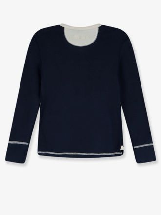 Chlo&eacute; Womens Sweater, Cotton, Blue