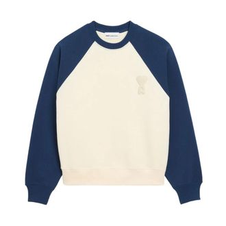 Ami Homme, Pulls, Multicolore, Taille: XL De Coeur Crew Neck