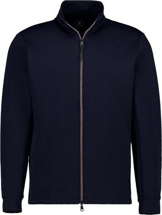 Boggi Milano Herren Sweatjacke blau unifarben
