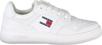 Tommy Hilfiger Femme, Chaussures, Blanc, Taille: 39 EU Polyester Baskets