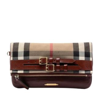 Burberry Pre-owned Canvas Clutch - Femme - Pre-owned - Multicolore - Taille: ONE Size