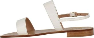 Paolo Ferrara Femme, Chaussures, Blanc, Taille: 40 EU Sandale Plate