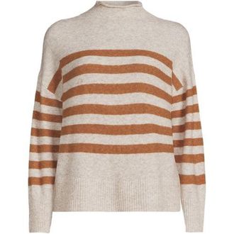Lands End Soft Touch Pullover, Damen, Größe:44-46 regular, Beige, by Lands End