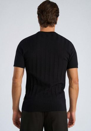 Lindbergh Kurzarmpullover mit Struktur-Muster