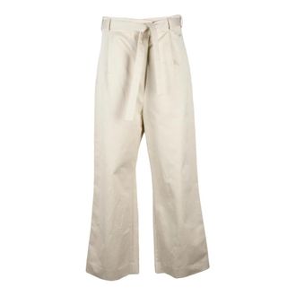 Add Wide Hosen - - Trousers - Damen - Beige - M