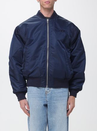 Diesel Windabweisende Polyester-Bomberjacke mit lockerer Passform und &uuml;berschnittenen Schultern