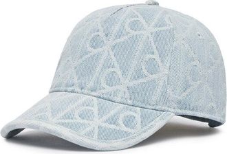Calvin Klein Cap Aop Jacquard Denim Bb Cap LV04F5069G Blau