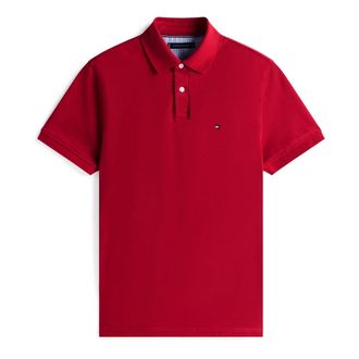 Tommy Hilfiger Homme, Tops, Rouge, Taille: XL Polo Chemises