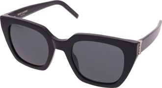 Saint Laurent Sonnenbrille - SL M143-001 - Gr. unisize - in Schwarz - f&uuml;r Damen