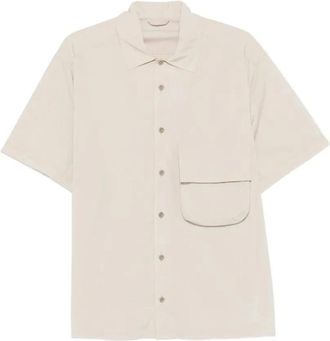 Ten c Homme, Chemises, Beige, Taille: XL Short Sleeve Chemises