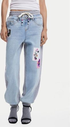Desigual Jeans Mnnie 25SWDD72 Blau Loose Fit