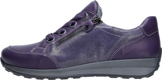 Ara Damen Osaka Sneaker, Plum,Plum/CDF, 38 EU Weit