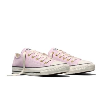 Converse Sneaker CONVERSE CHUCK TAYLOR ALL STAR SUEDE, Damen, Gr. 37,5, new found bloom, gold, egret, Leder, Schuhe Sneaker