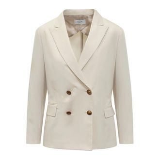 Saulina Milano Antonella Jacket - - Jackets - Damen - Wei&szlig; - L