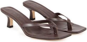 Aeyde Mules &agrave; talon en cuir