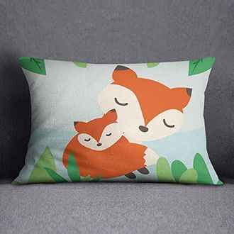 Questo Casa Dekorativer Kissenbezug, Kissenbezug, Heimdekoration, für Sofa, Café, Größe: 35 x 50 cm, entworfen und hergestellt in der Türkiye