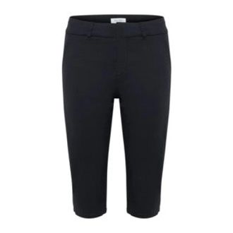 Part Two Schwarze Caprihose Klassische Passform Trendy - - Shorts - Damen - Schwarzk - 2XL