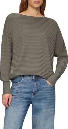 s.Oliver Weicher Strickpullover aus Viskosemix mit Fledermaus&auml;rmeln