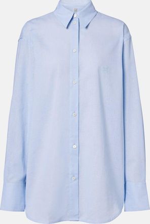 Toteme Chemise oversize en coton et lin