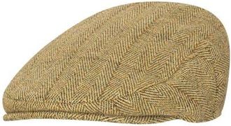 Walker and Hawkes Walker & Hawkes - Cambridge - Unisexe Casquette Plate Derby - Tweed Chasse/Campagne - Sauge Clair - 3XL (62cm)