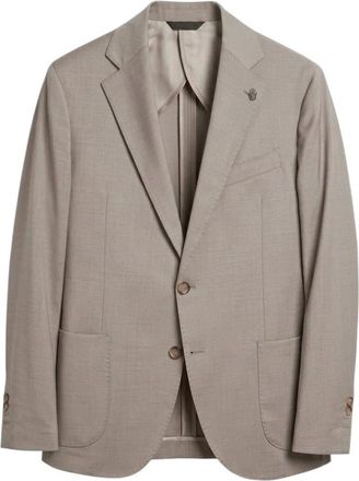 Daniele Alessandrini Homme, Vestes, Beige, Taille: 3XL Giacca Monopetto