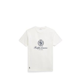 Polo Ralph Lauren Gerade geschnittenes Baumwoll-T-Shirt Polo Ralph Lauren in Weiß