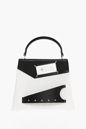Maison Margiela Two-Tone Leather Shoulder Bag SNATCHED Maison Margiela