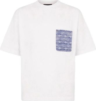 Dsquared2 Homme, Tops, Blanc, Taille: L Loose Fit Pocket Tee