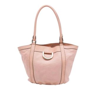 Gucci Pre-owned Embossed Leather Tote - - Pre-owned - Damen - Rosa - ONE SIZE