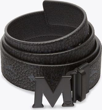 MCM Claus M Wendeg&uuml;rtel in Visetos 4,5 cm BLACK VISETOS
