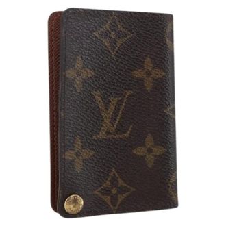 Louis Vuitton Portefeuille en toile Pre-owned - Femme - Pre-owned - Brun - Taille: ONE Size