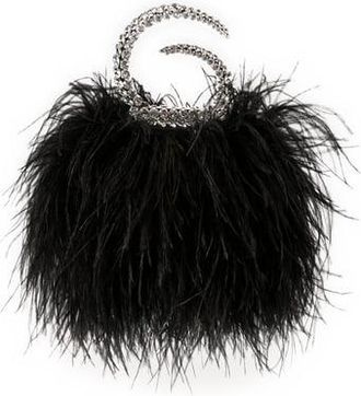 L'Alingi Sac &agrave; main Karma &agrave; plumes