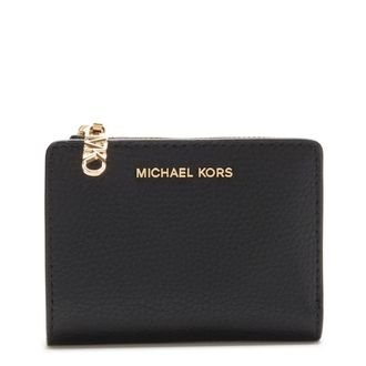 Michael Kors Portemonnaie - Empire Druckknopf Brieftasche - Gr. unisize - in Schwarz - f&uuml;r Damen