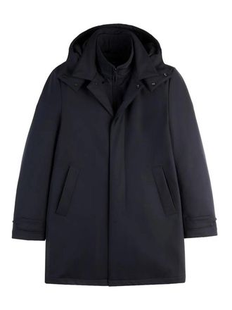 Fay Manteau Au Genou - Bleu