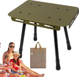 Generico Campinghocker, tragbarer Campinghocker, multifunktionaler Campingstuhl, multifunktionaler Rucksacksitz, für Gartenarbeit, Wandern, Grillen, Picknickti