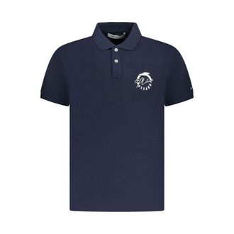 Trussardi Blu Baumwoll Polo f&uuml;r Herren