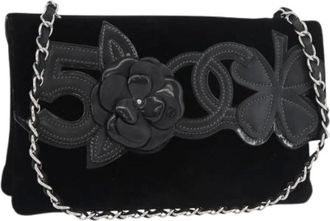 Chanel Sac bandouli&egrave;re vintage doccasion - Femme - Pre-owned - Noir - Taille: ONE Size