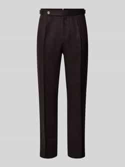 HUGO BOSS Relaxed Fit Leinenhose aus reinem Leinen Modell PERINO