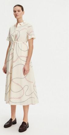 Tommy Hilfiger Hemdkleid Voile WW0WW46009 Beige Regular Fit