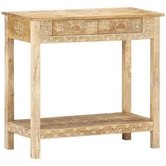 vidaXL vidaXL Konsolentisch 80x35x74 cm Mango Massivholz