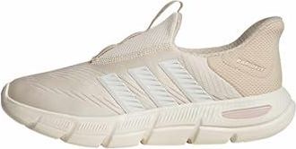 adidas Femme Cloudfoam Flex Slip on Shoes, Wonder White/Off White/Sand strata, 40 2/3 EU