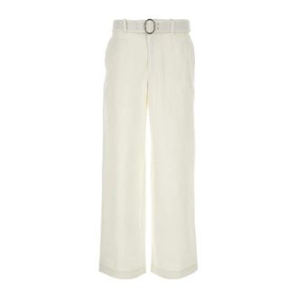 Jil Sander Weite Baumwollhose - - Trousers - Herren - Wei&szlig; - XL