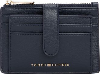 Tommy Hilfiger Damen Th Flag Cc Holder Aw0aw18027 Kartenhalter, Blue (Space Blue)