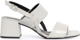 Sarah Chofakian Laura Sandalen 65mm - Silber