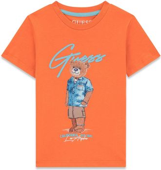 Guess T-Shirt N6GI04 K8HM4 Orange Regular Fit