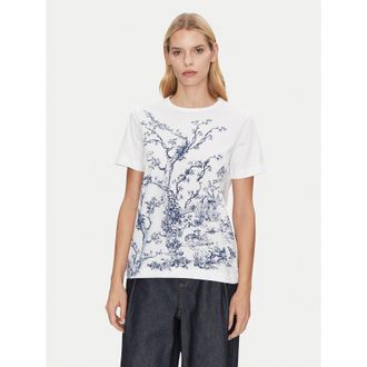 Munthe T-Shirt Fedelio 251110025160 Wei&szlig; Regular Fit