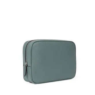 Smythson Panama Organiser Tech Pouch - Green