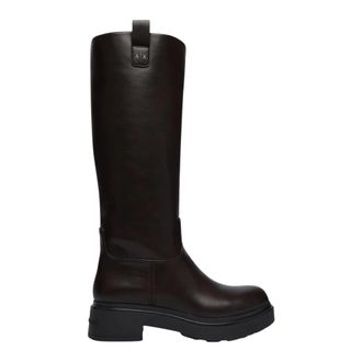 A|X Armani Exchange High Boots - - Shoes - Damen - Braun - 40 EU