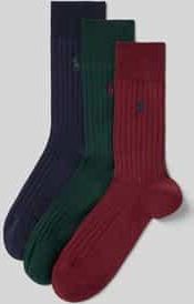 Ralph Lauren Socken aus Baumwoll-Mix im 3er-Pack